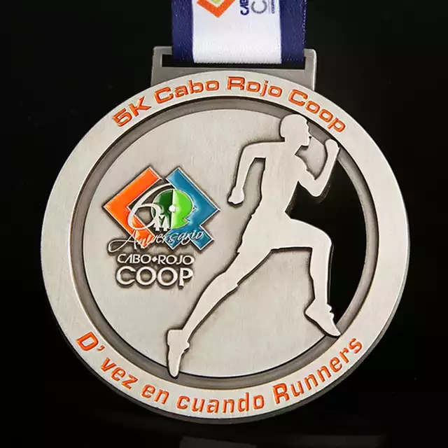 We customized 5K running medals with good quality and low price ...